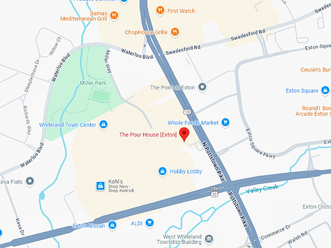 16. the pour house [exton] map