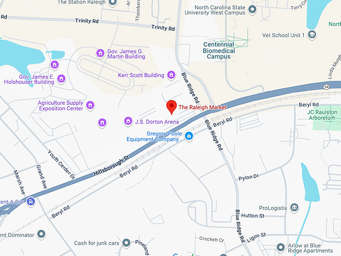 16. the raleigh market map