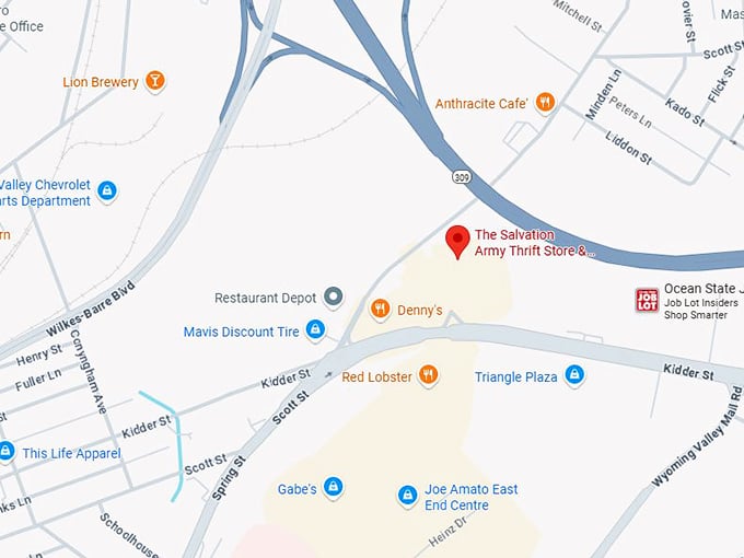 16. the salvation army thrift store & donation center (520 kidder st) map