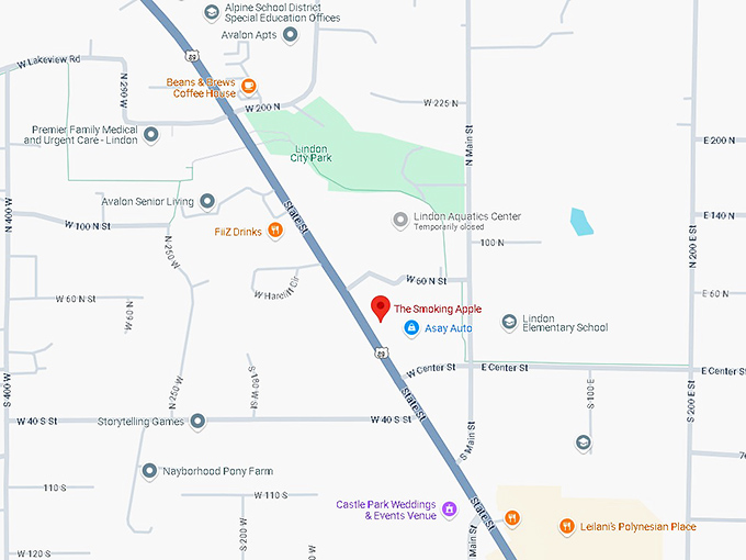 16. the smoking apple map