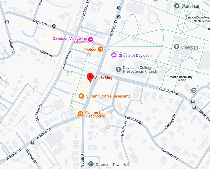 16. the soda shop map