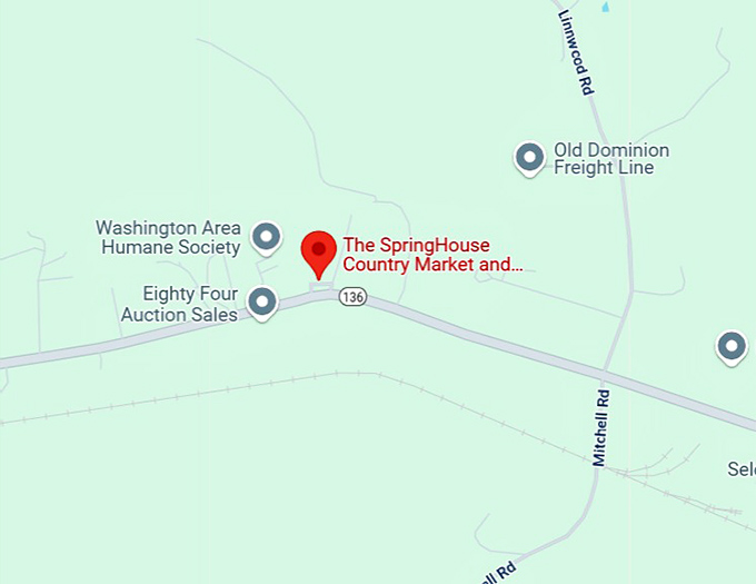 16. the springhouse country market and restaurant map