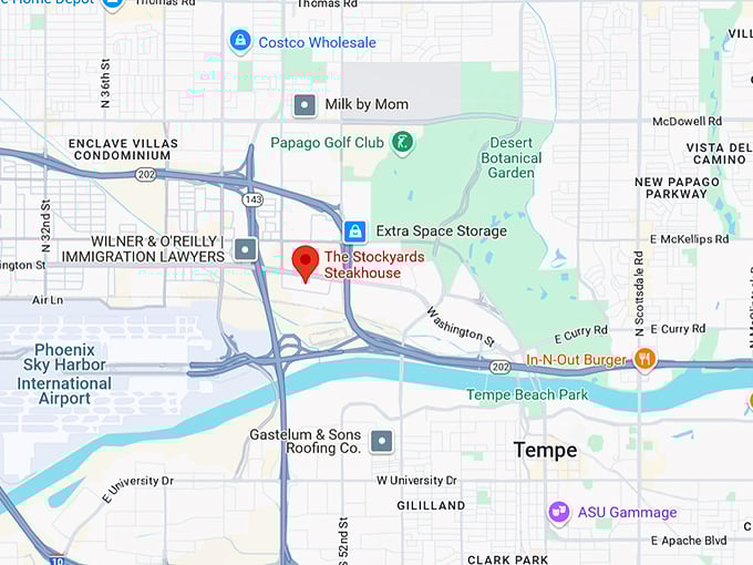 16. the stockyards steakhouse map