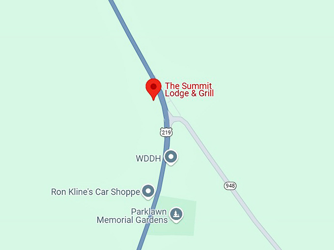 16. the summit lodge & grill map