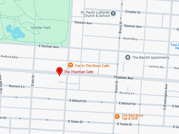 16. the thurman cafe map