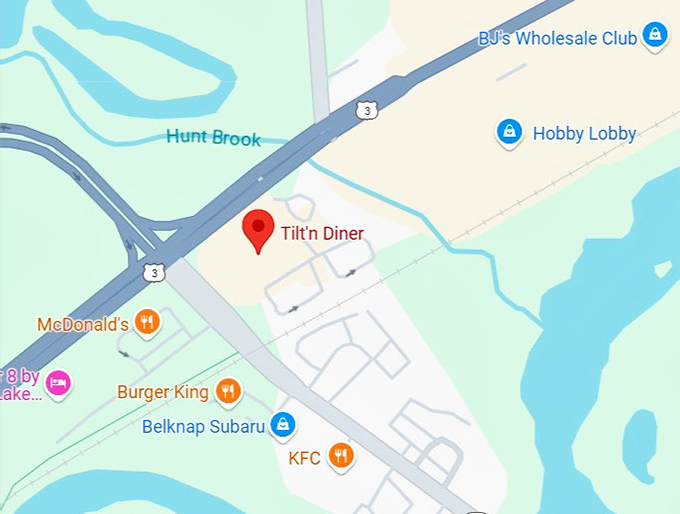16. the tilt'n diner map