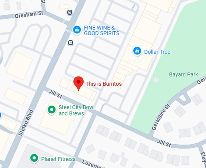 16. this is burritos map