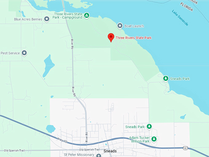 16. three rivers state park map