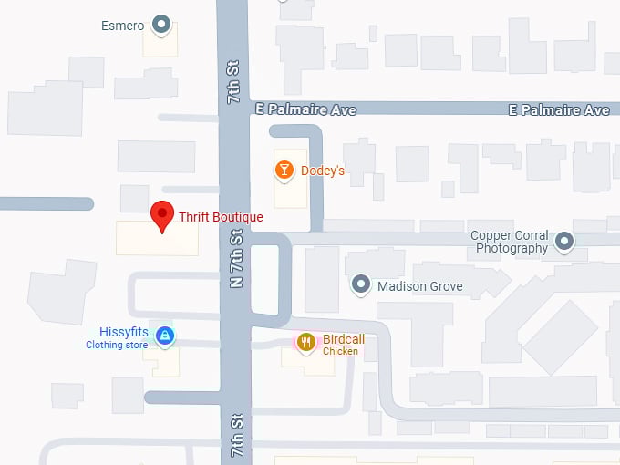 16. thrift boutique assistance league of phoenix map