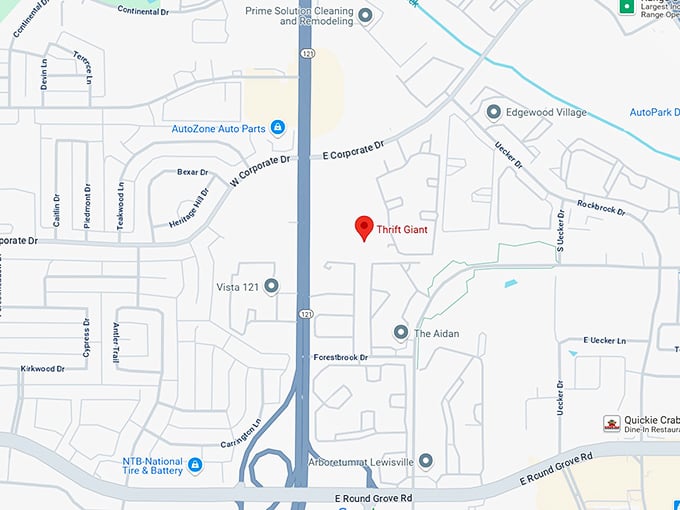 16. thrift giant (2202 s state hwy 121) map