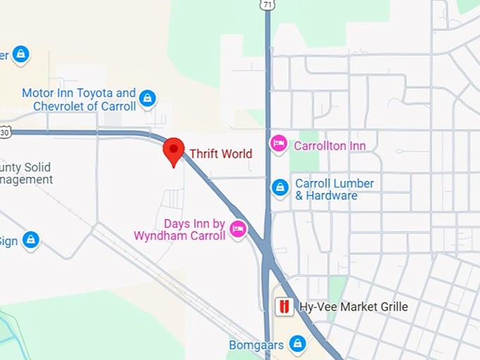 16. thrift world map