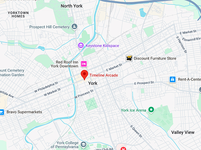 16. timeline arcade map