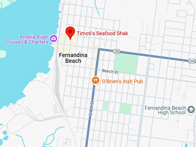 16. timoti's seafood shak map