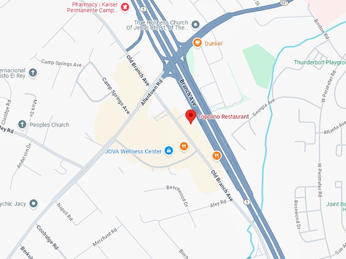 16. topolino restaurant map