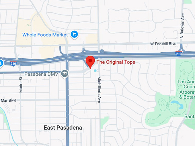 16. tops drive in map