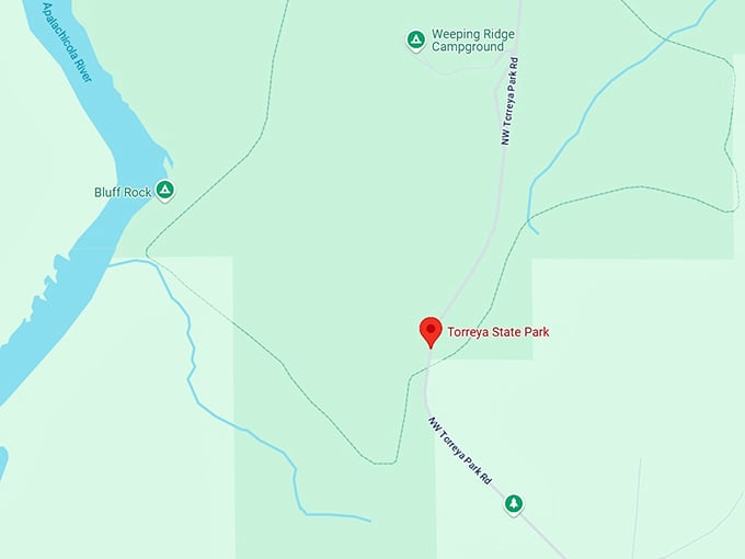 16. torreya state park map