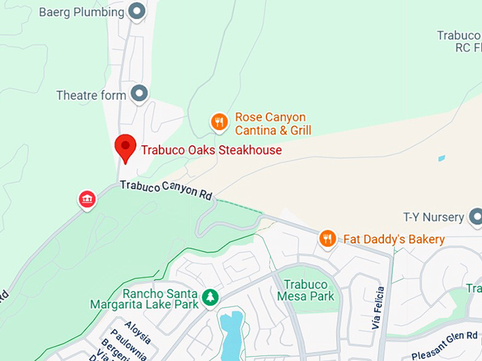 16. trabuco oaks steakhouse map