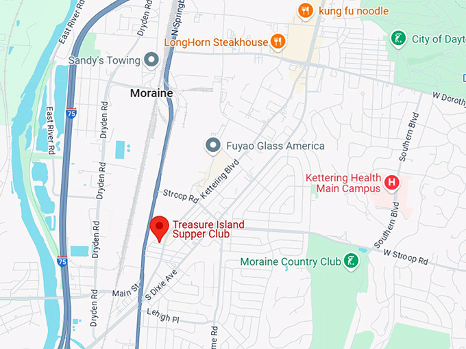 16. treasure island supper club map