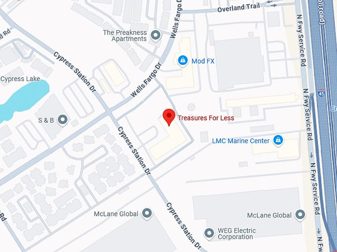 16. treasures for less map