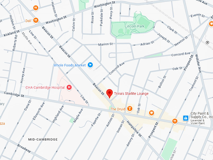 16. trina's starlite lounge map