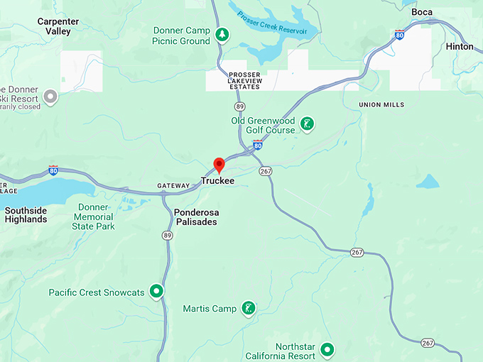 truckee map