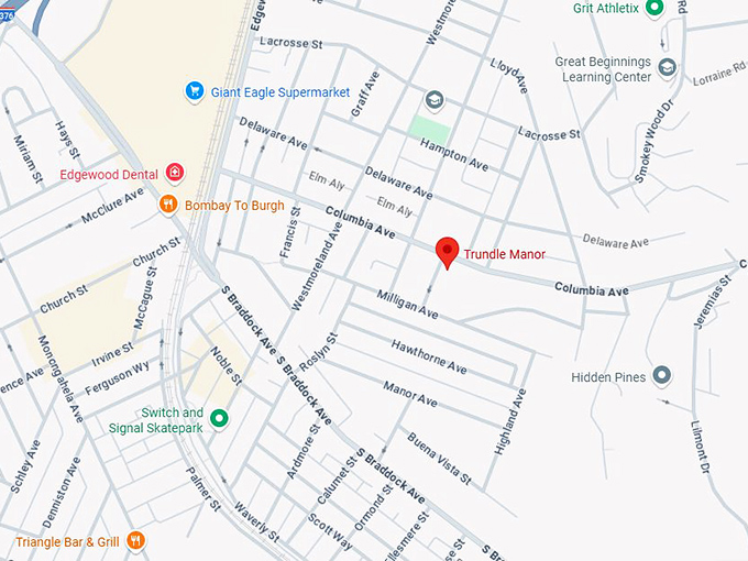 16. trundle manor map