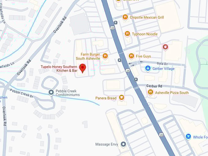 16. tupelo honey southern kitchen & bar map