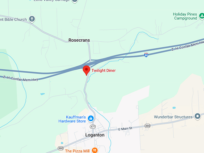 16. twilight diner map