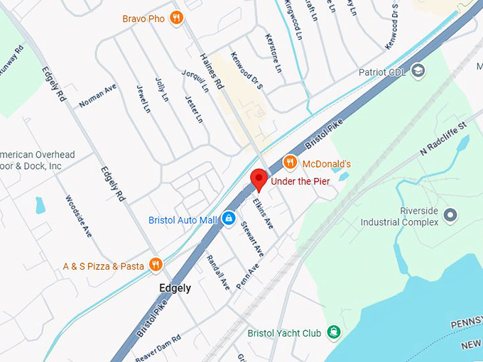 16. under the pier map