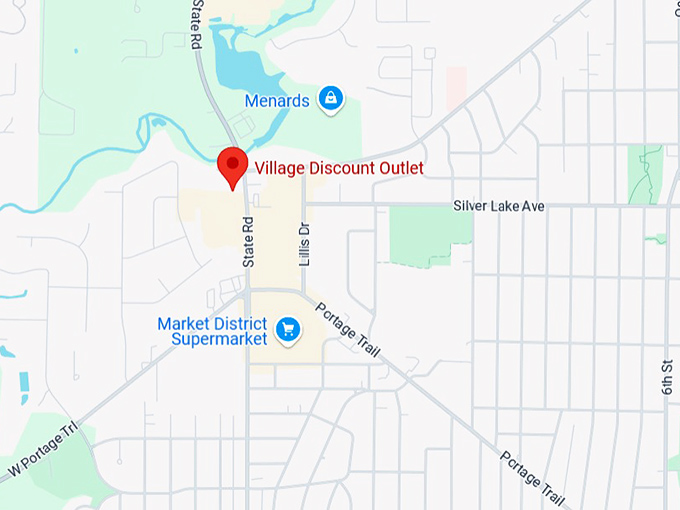 16. village discount outlet map