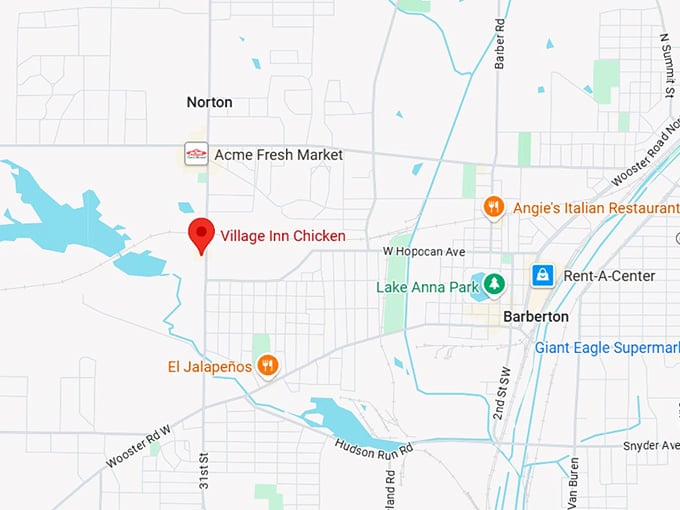 16. village inn chicken map