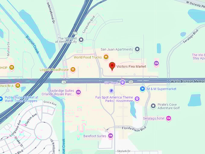 16. visitors flea market map
