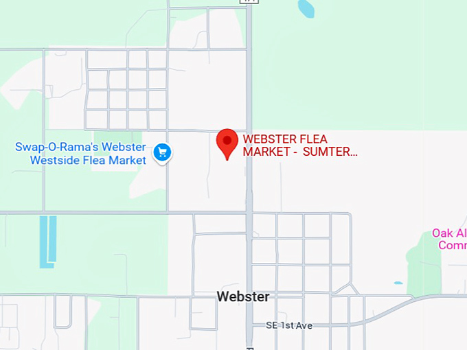 16. webster flea market sumter county farmers market map