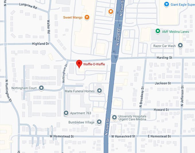 16. waffle o waffle map