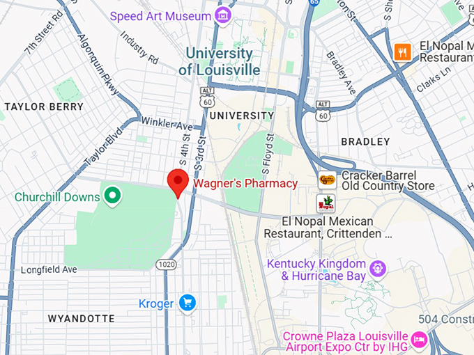 wagner's pharmacy map