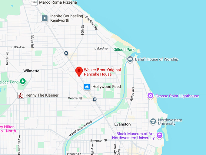 16. walker bros original pancake house map