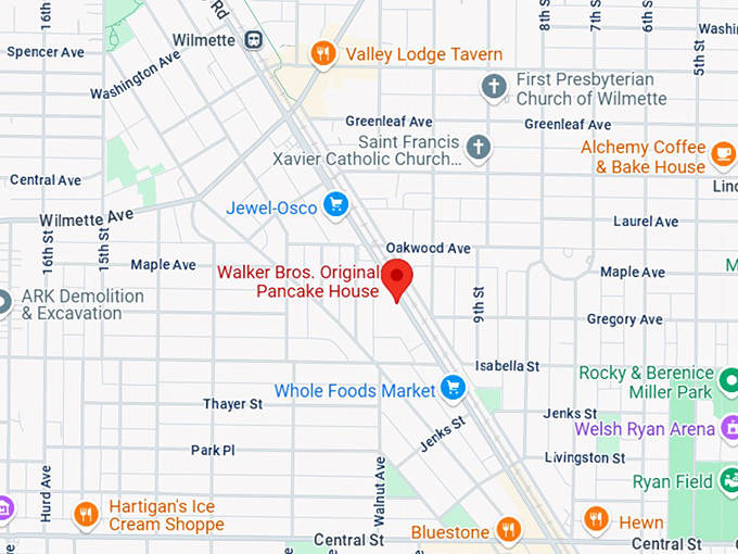 16. walker bros original pancake house map