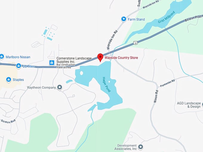 wayside country store map