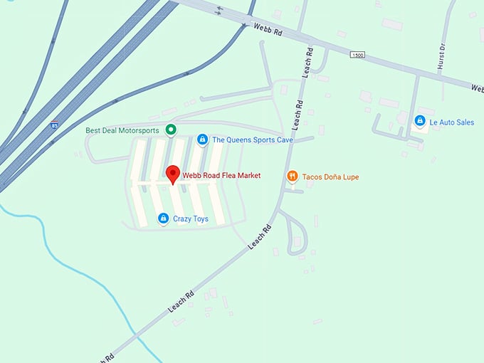 16. webb road flea market map