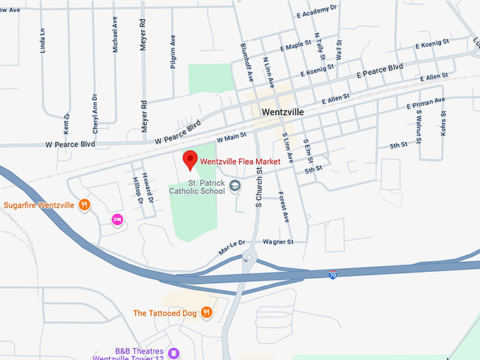 16. wentzville flea market map