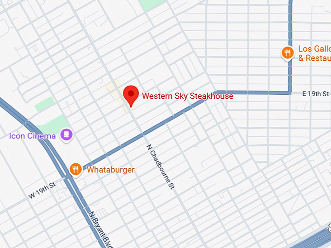 16. western sky steakhouse map