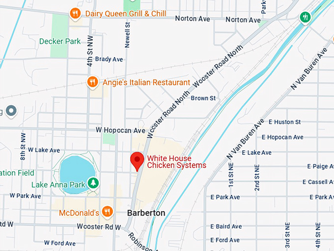 16. white house chicken systems inc map