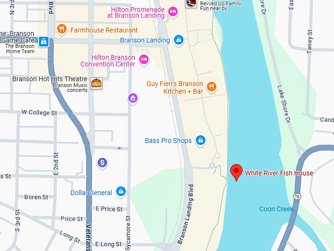 16. white river fish house map