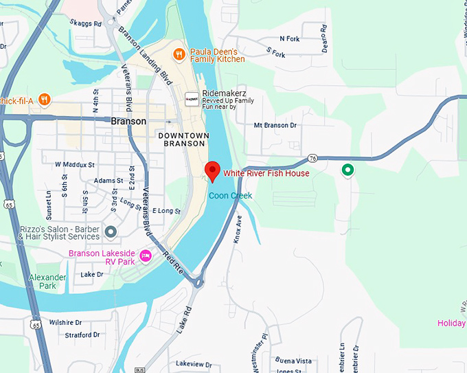 16. white river fish house map