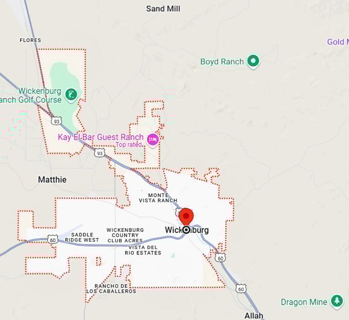 16. wickenburg map