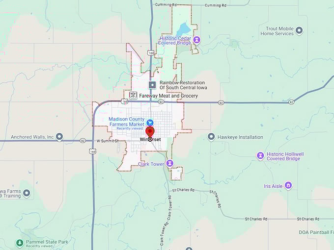 16. winterset ia map