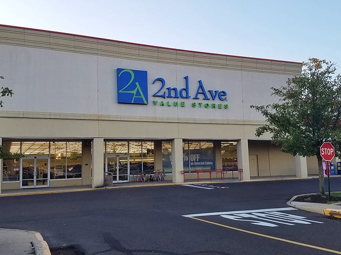 The bright yellow exterior of Good Stuff Thrift promises exactly what the name suggests&mdash;good stuff waiting to be discovered inside! 