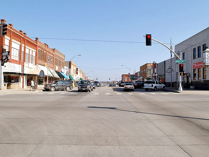 Ada's historic Main Street welcomes you with classic brick buildings. Small-town charm with big character!