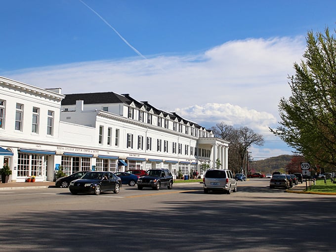 Berea's historic downtown gleams in the sunshine, a postcard-perfect scene where your Social Security check stretches like taffy.