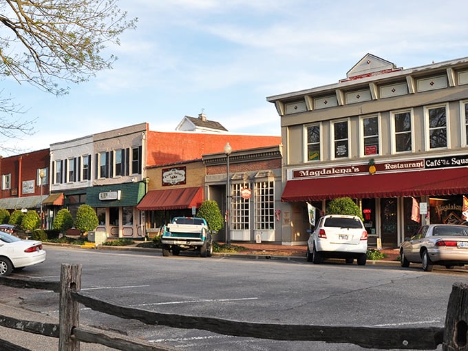 Corydon's historic downtown looks like a movie set where everyone knows your name. Those brick buildings have stories to tell!